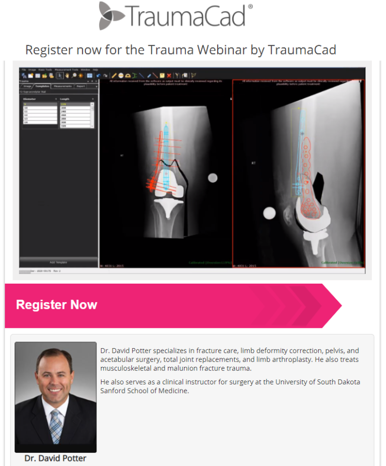 Trauma Webinar: TraumaCad