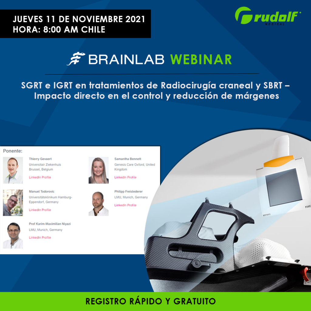 Webinar Brainlab: SGRT e IGRT en tratamientos de Radiocirugía craneal y ...